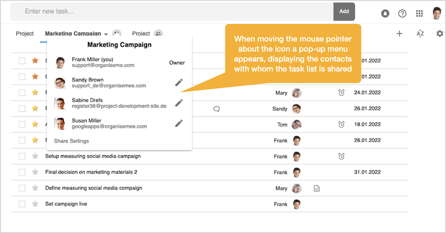 Organiseme Support Overview